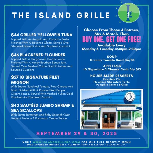 Menu - Island Grille